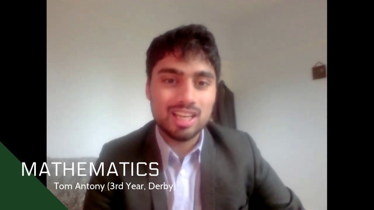 Tom does Maths at Derby! - YouTube