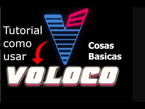 Tutorial Como usar voloco Cosas Basicas - YouTube