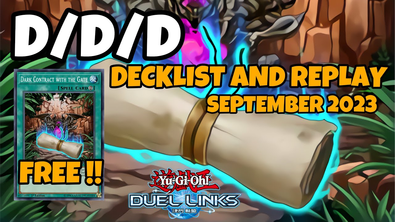 [POST BAN] DDD DUEL LINKS : SEPTEMBER 2023 RANKED DUEL REPLAY AND ...