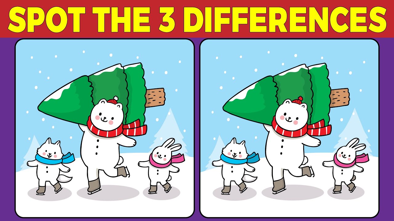 Find & Spot the Difference! Little Hard Level! test you eyes now. - YouTube