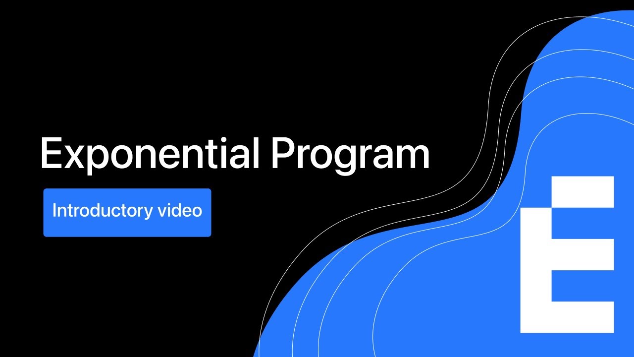 Exponential Program Introductory video - YouTube