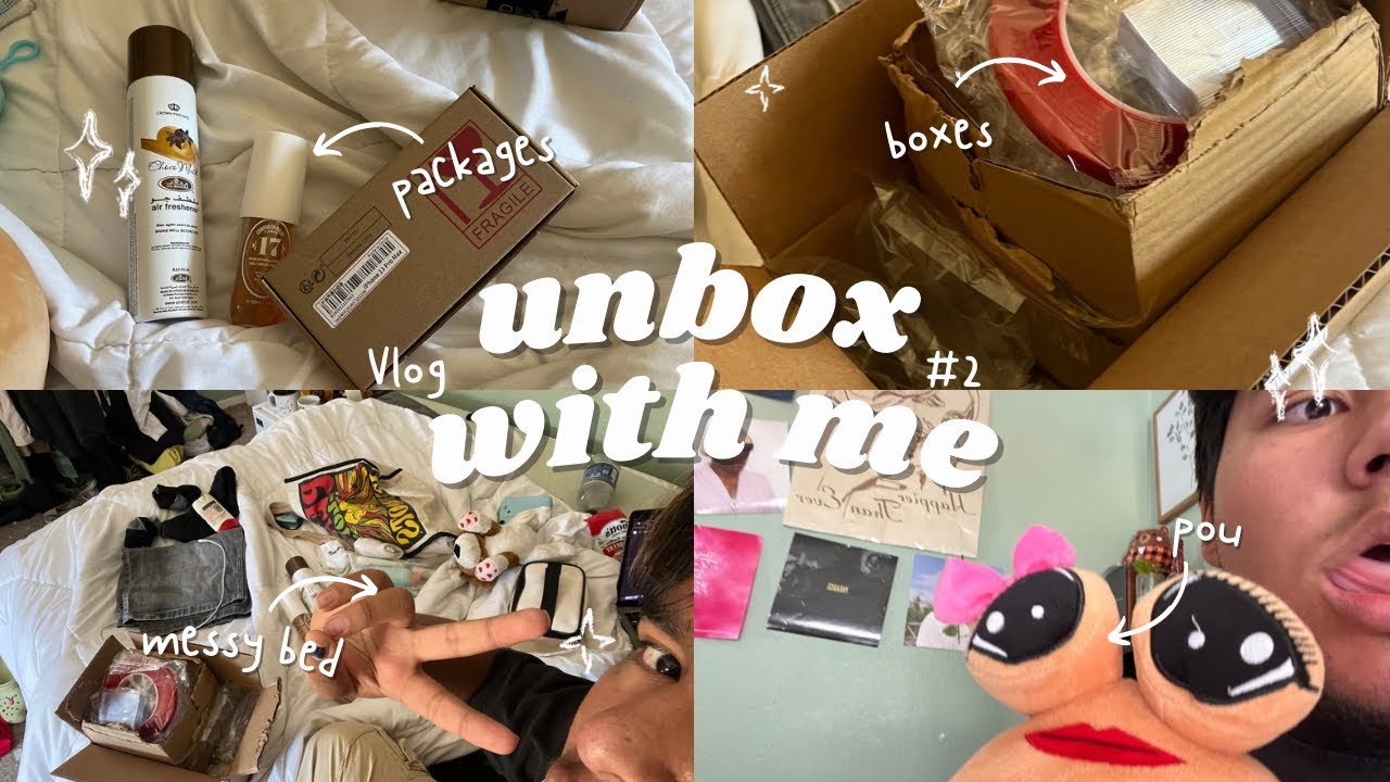 Unbox packages with me ̈ - YouTube