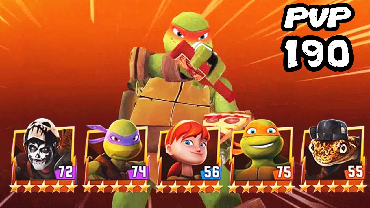 TMNT Legends PVP 190 (Donatello Legend, April O'Neil, Michelangelo ...
