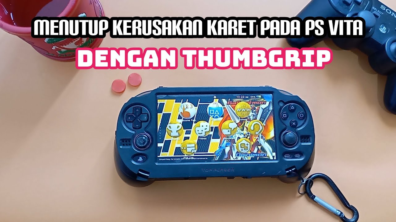 TUTORIAL & TIPS MEMASANG THUMB GRIP PADA PS VITA - YouTube