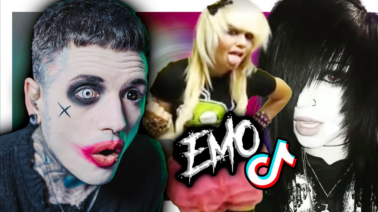 GOTH REACTS TO MORE EMO TIKTOKS - YouTube