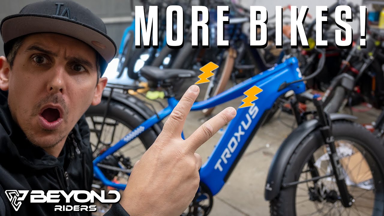 2 NEW BIKES + Beyond Riders HOODIE & MILK RACING SurRon Part - YouTube