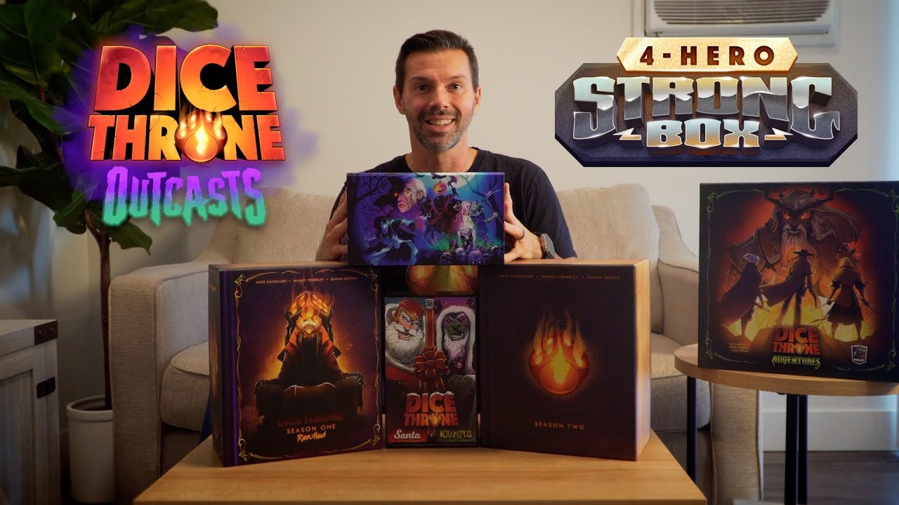 The 4-Hero Strongbox - Dice Throne Outcasts - YouTube