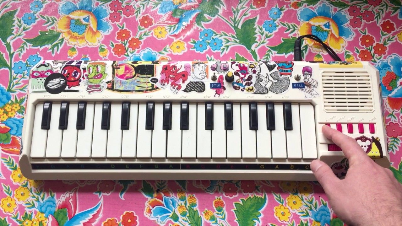 -{ Stickerboard }- Circuit-Bent Stickerbombed Keyboard by Bendmonger ...