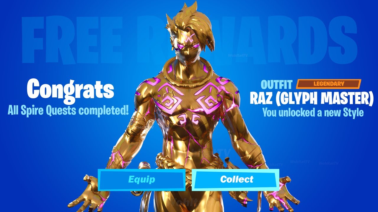 How to get Glyph Master Raz in Fortnite (Quests to Unlock all Raz ...