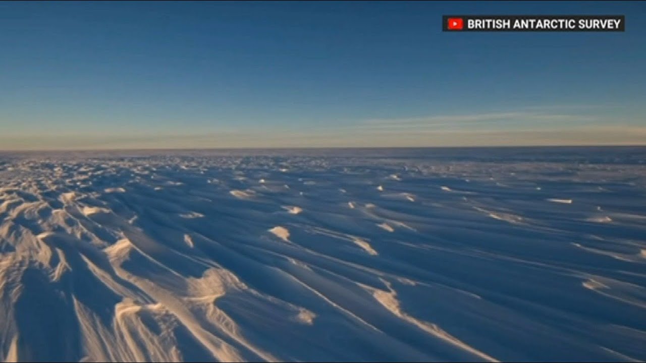 British researchers discover life under Antarctic ice shelf - YouTube
