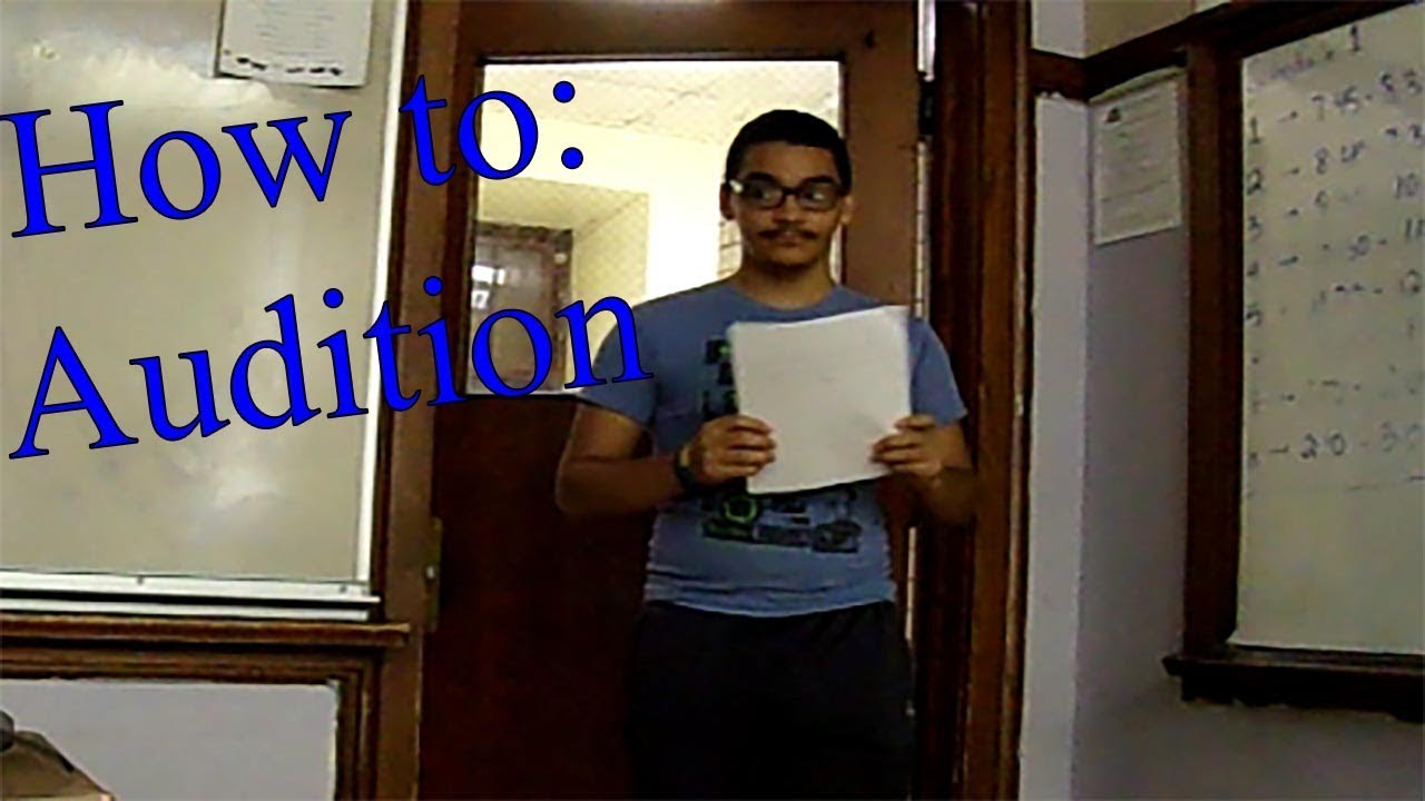 How to: Audition - YouTube