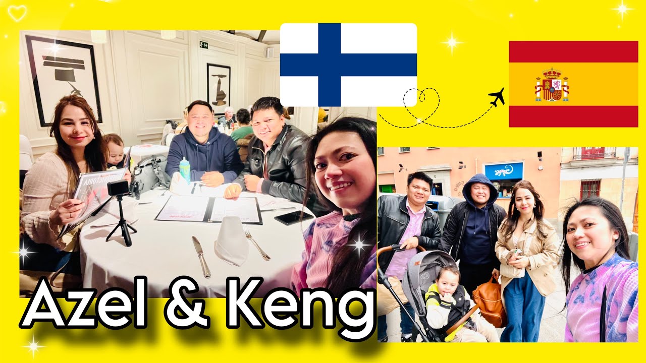 AZEL & KENG IN MADRID SPAIN 🇪🇸 | Cherich TV - YouTube