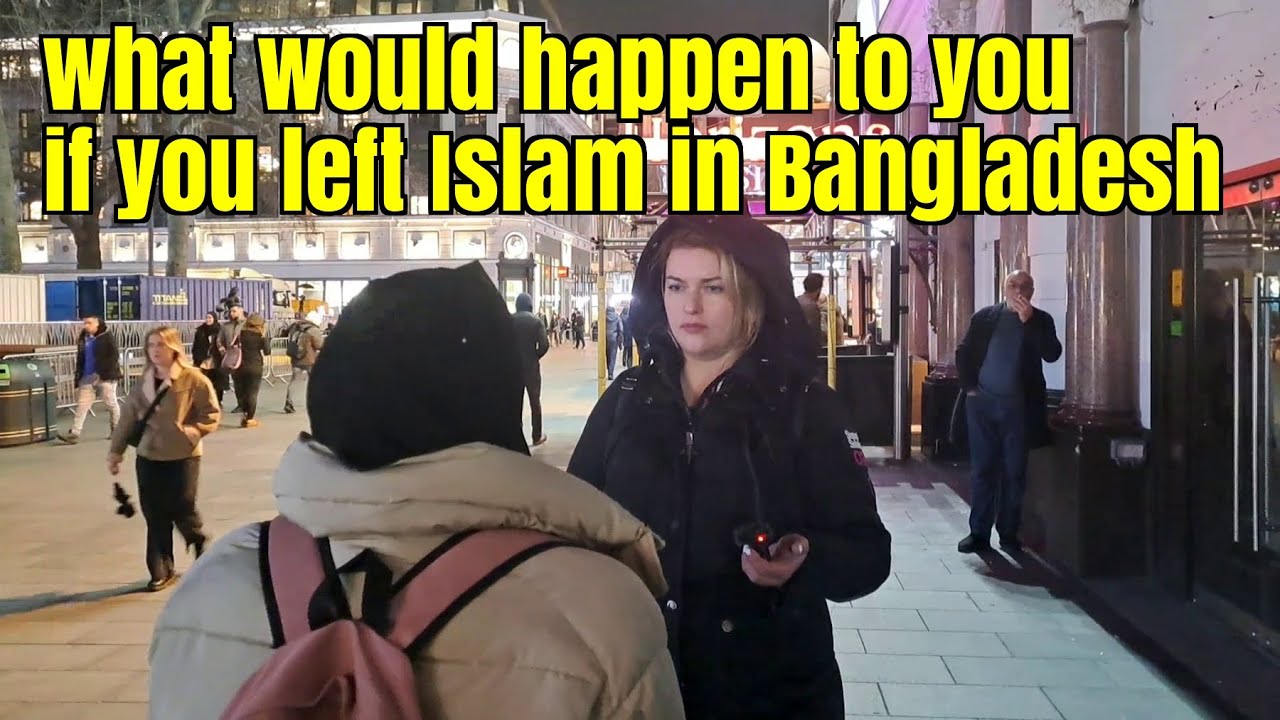 Leicester Square - Amy chats with a Muslim Lady who believes all ...