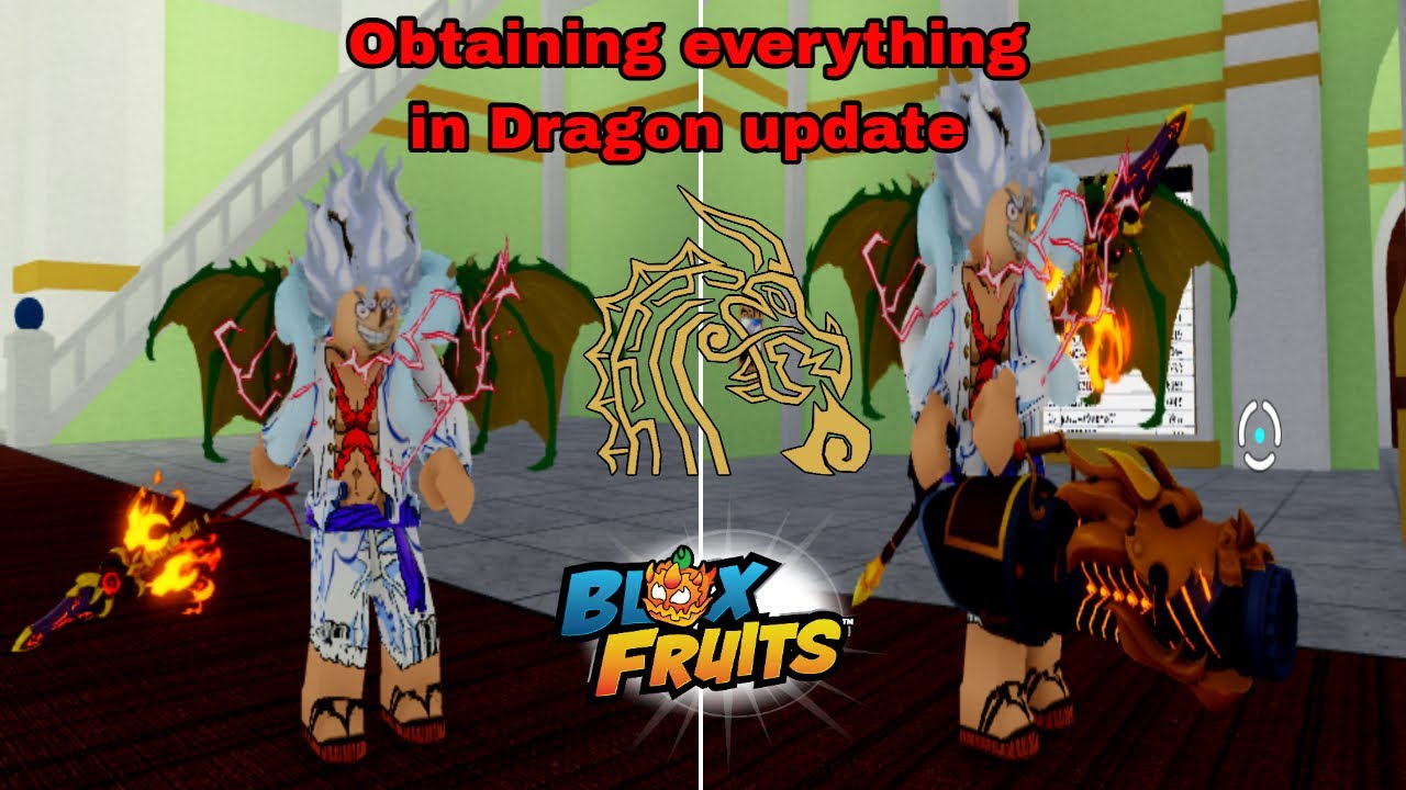 Obtaining everything in Blox fruits Reworked Dragon Update - YouTube