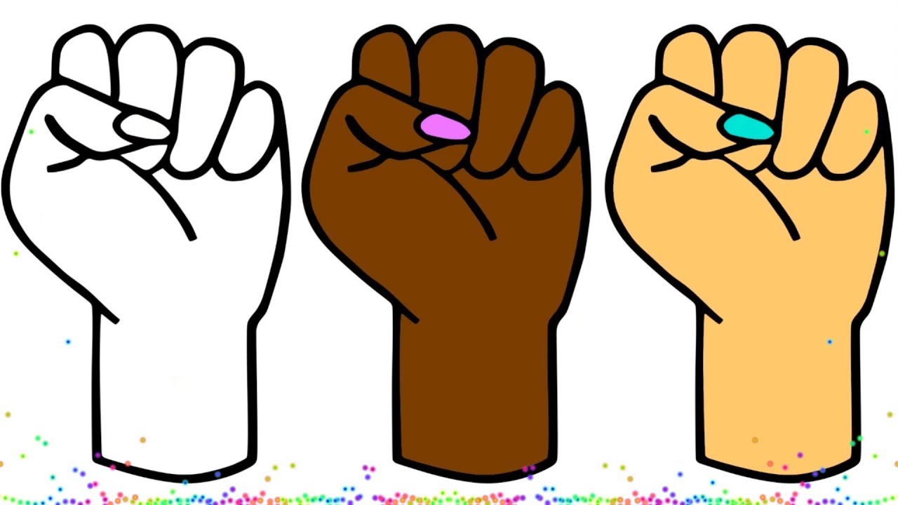 How to Draw Fist Coloring & Drawing for Kids Learning Video - YouTube