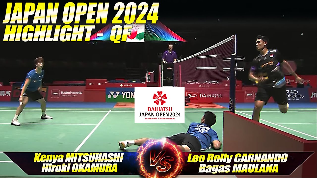 Leo Rolly CARNANDO / Bagas MAULANA vs Kenya MITSUHASHI / Hiroki OKAMURA ...