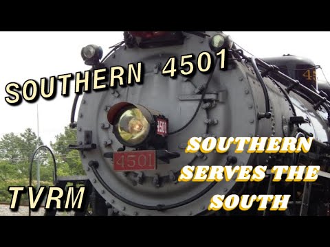 SOUTHERN 4501 at the Tennessee Valley Railroad Museum - YouTube