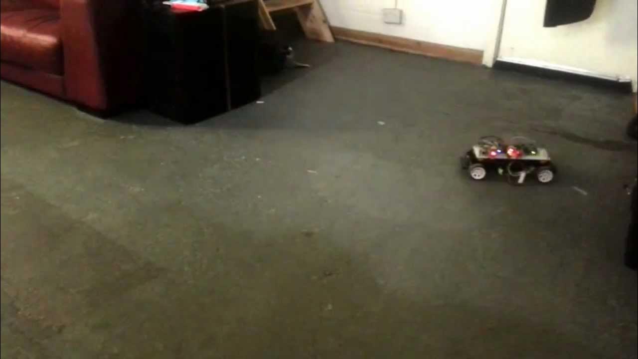 Prototype Raspberry Pi race car - YouTube