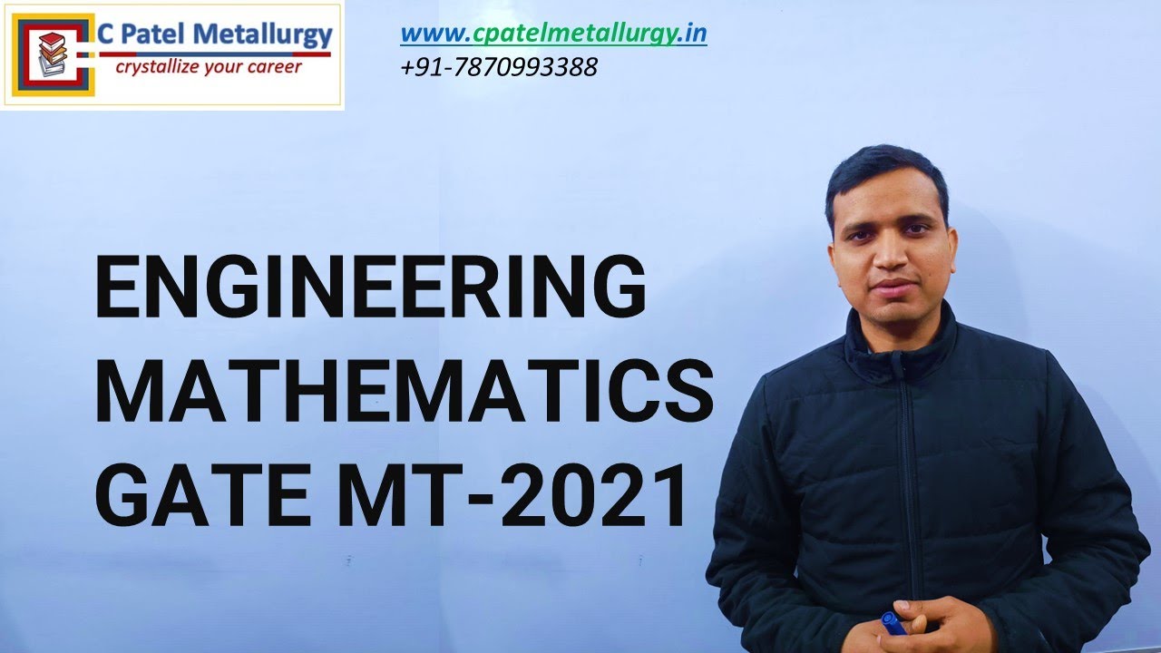 ENGINEERING MATHEMATICS GATE MT-2021 - YouTube