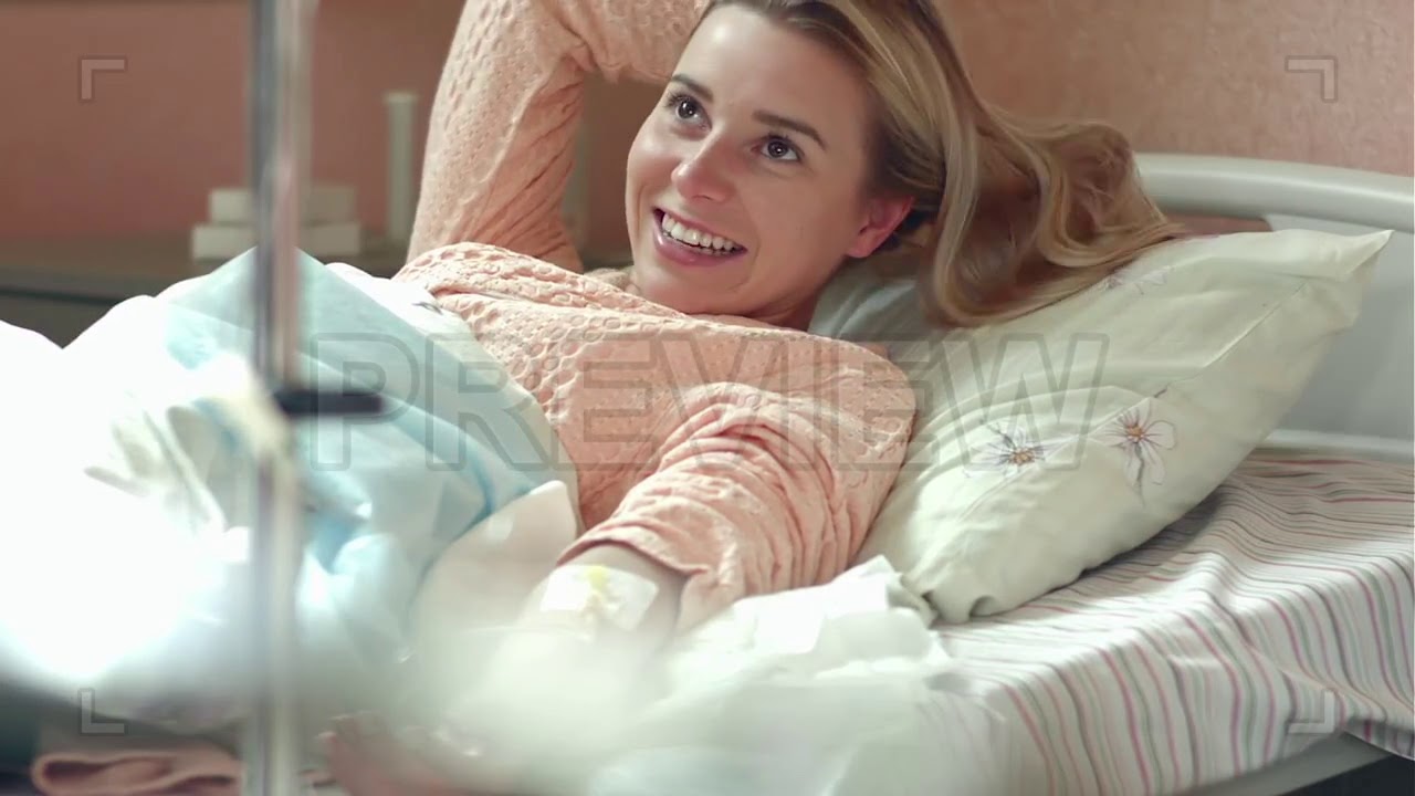 Female Patient In Hospital Bed Stock Video - YouTube