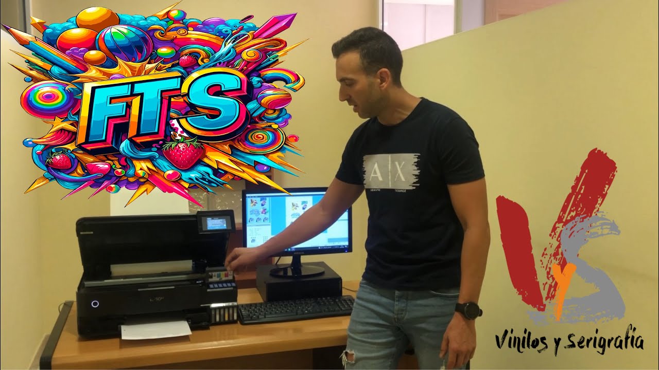 Impresión FTS Nueva técnica estampación digital - YouTube