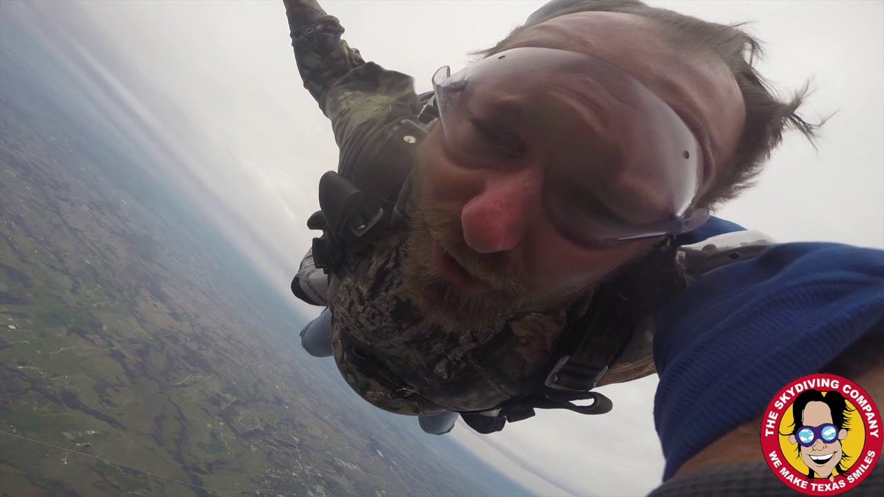 Tandem Skydiving | Jerry From Porter, Texas - YouTube