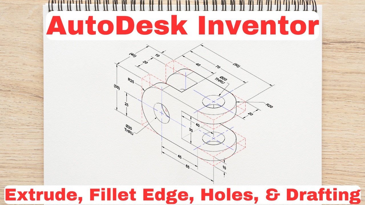Drawing in Inventor - Modeling and Drafting - Cylinders versus Revolve ...