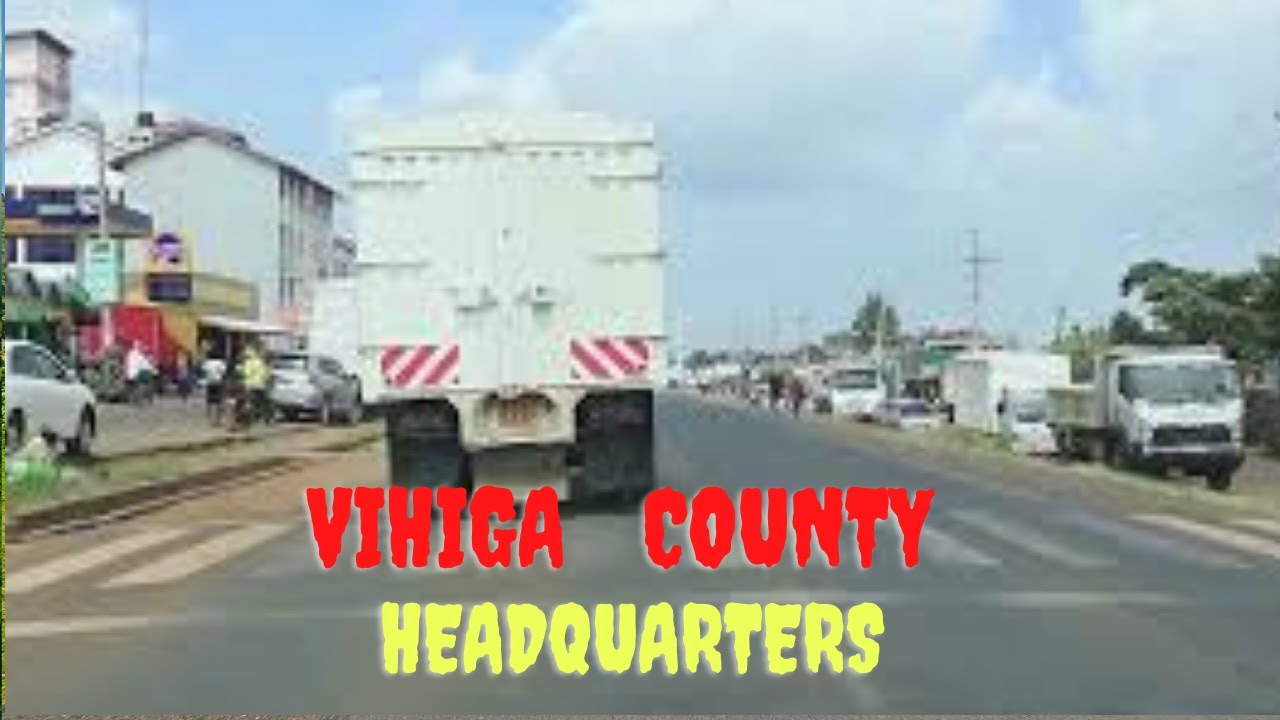 Drive thr' Mbale Town, the headquarters of Vihiga county - YouTube