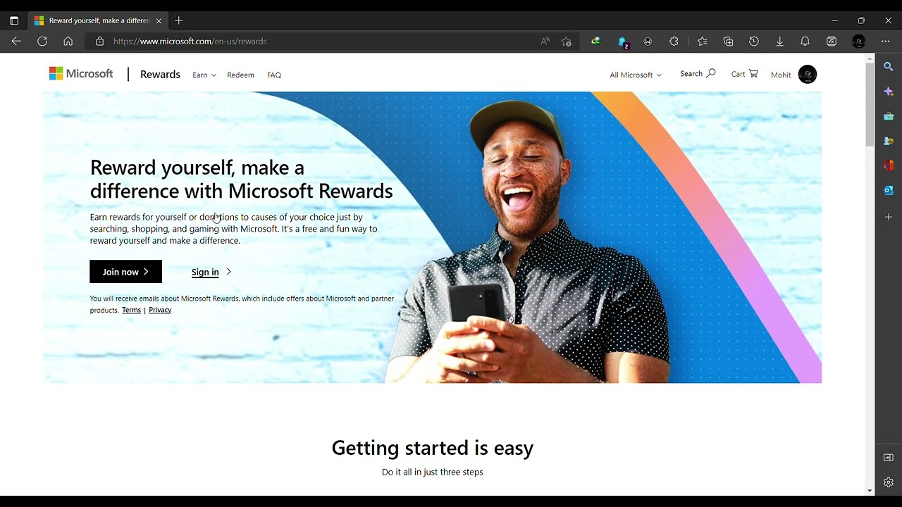 Microsoft bing Rewards is now available in INDIA - YouTube
