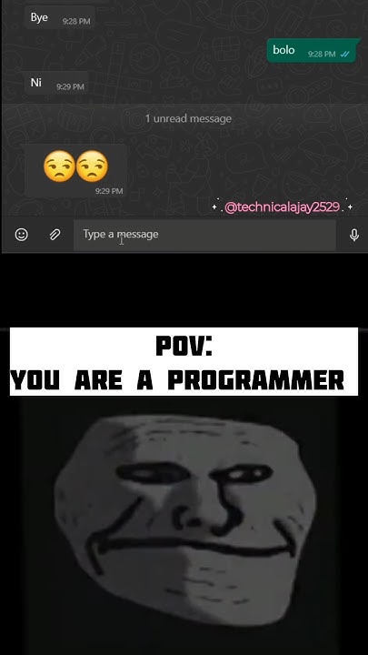POV: you are a programmer 🧑‍💻 #ytshorts #coding #tech #fun #trending - YouTube