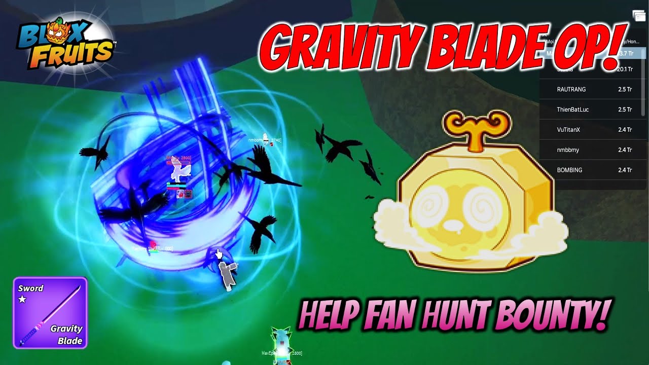PORTAL GRAVITY BLADE COMBO IS OP!!!🔥💀 BLOX FRUITS - YouTube