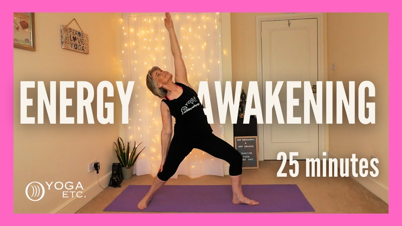 Awaken Your Energy 25 Minute Gentle Yoga Flow Over 60 Youtube