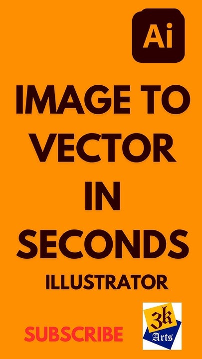 Convert Image to Vector in Illustrator - The EASY Way! - YouTube