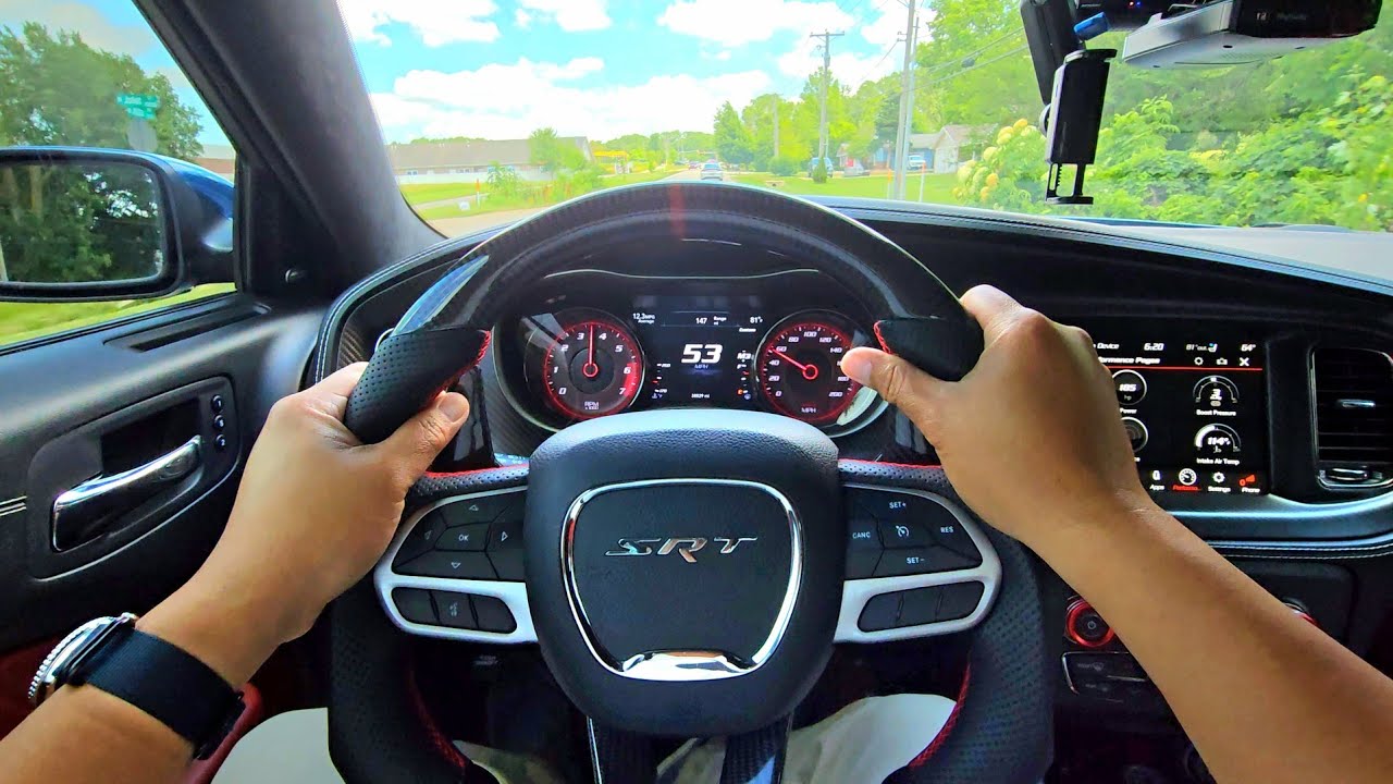 IT WANTS TO GO!!! How it feels to drive a Hellcat Widebody - YouTube