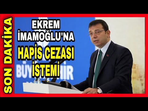 EKREM İMAMOĞLU İÇİN 4 YIL HAPİS İSTEMİ
