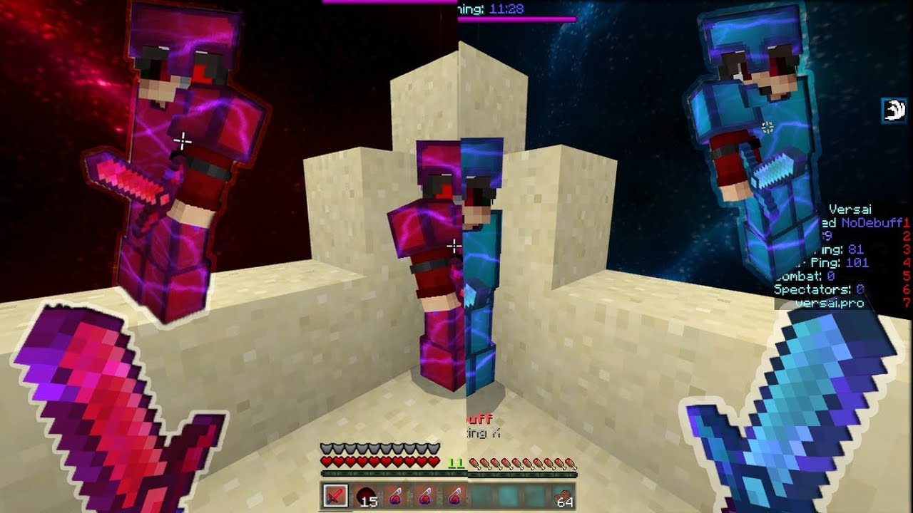 Conquest Scale Edit (Blue / Red) PvP Texture pack [MCPE 1.11+] - YouTube