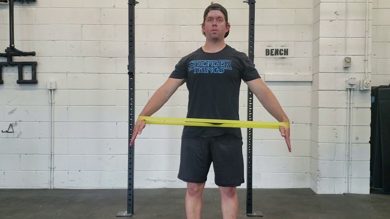 Mini Band Lateral Raise - YouTube