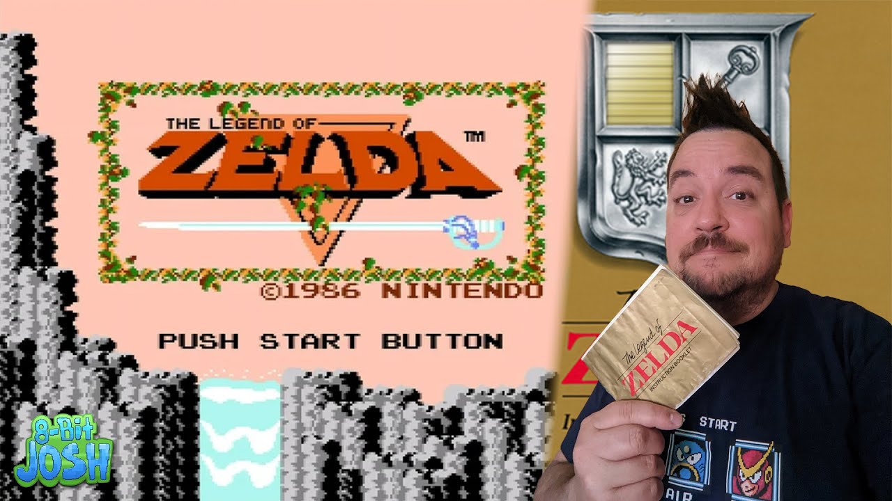 Looking through The Legend of Zelda NES manual! - YouTube