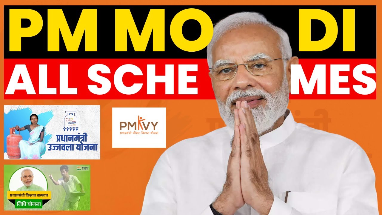 Indian Government Scheme List : PM Modi All Scheme For Indian - YouTube