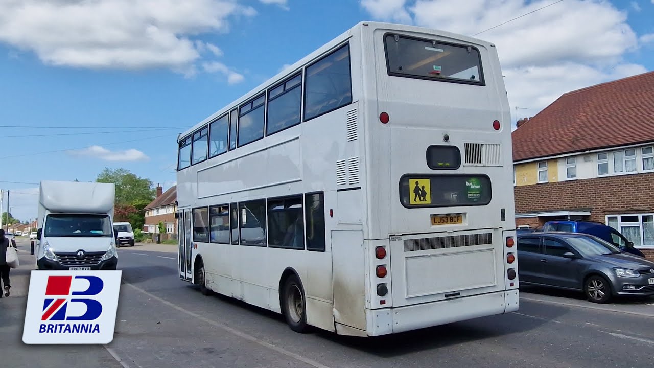 Britania bus Northampton Volvo B7TL ALX400 ZF 32124 LJ53 BCF on route ...