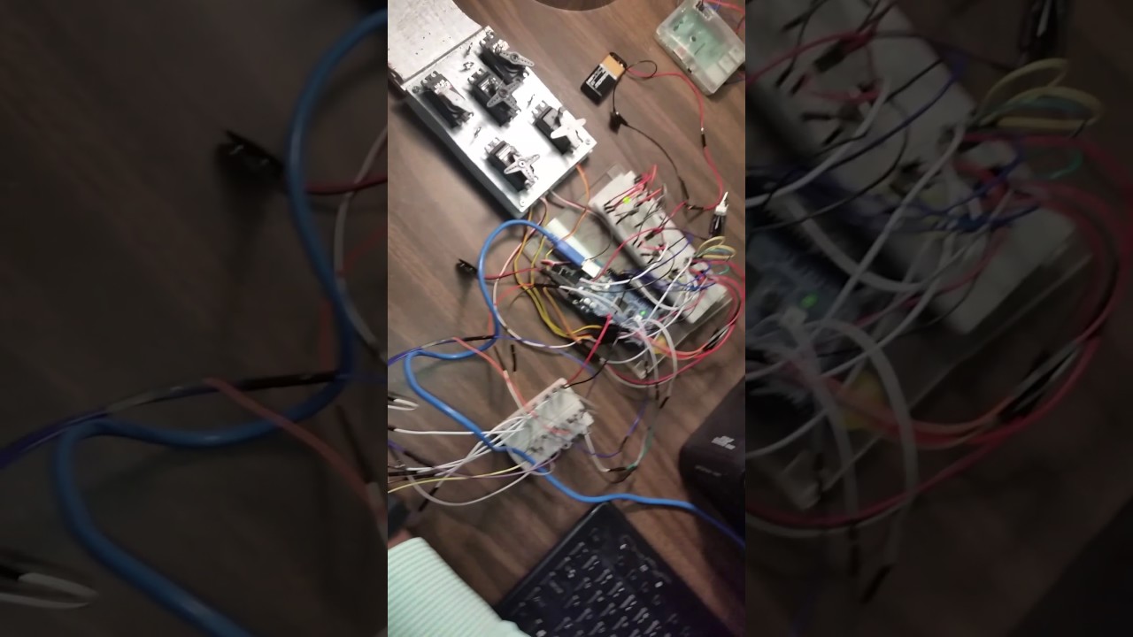 Robotic hand controlled by flex sensor glove - YouTube