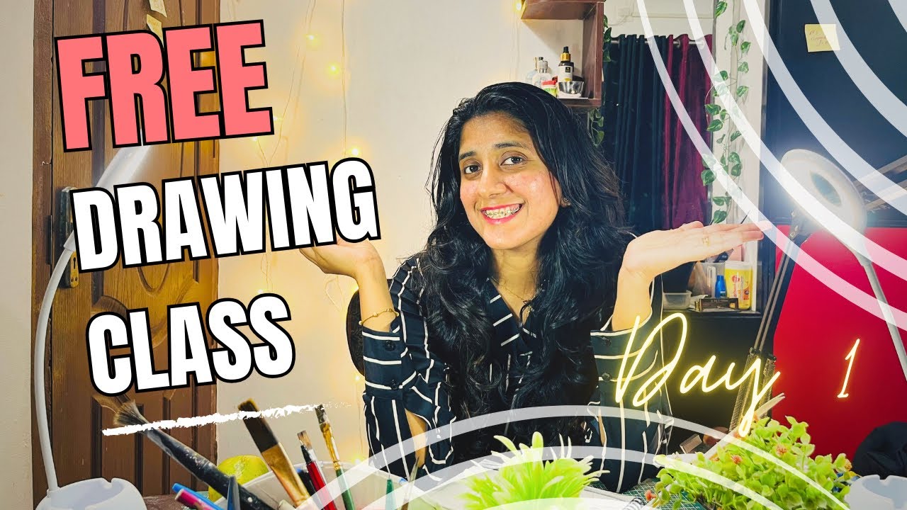 Drawing class by one million shades/ free drawing class/ pencil drawing ...