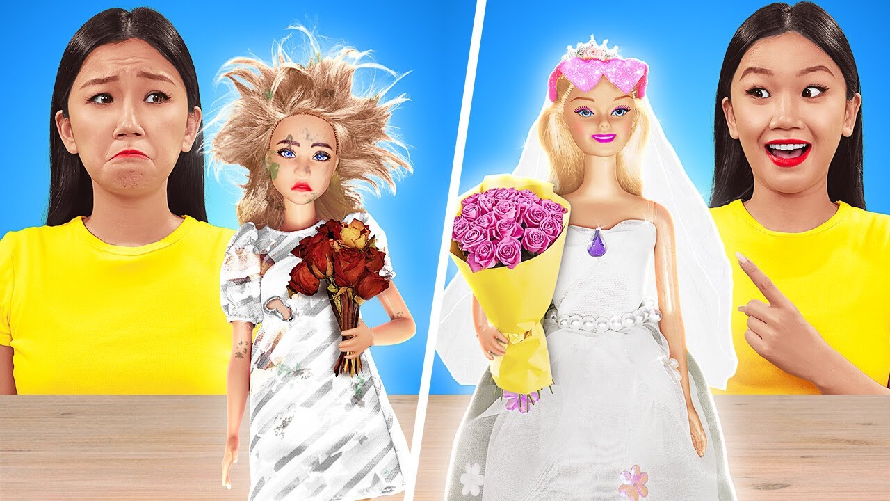 Hochzeits-Makeover für Barbie 💍 Schmink- und Kleidungstipps für meine ...