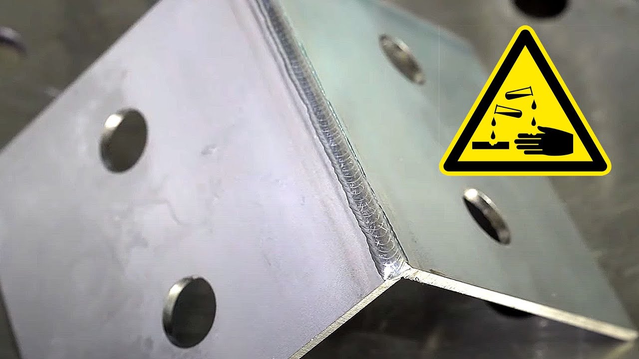 Schweißnaht reinigen! - Beizen, schleifen oder mit Elektrolyt polieren ...