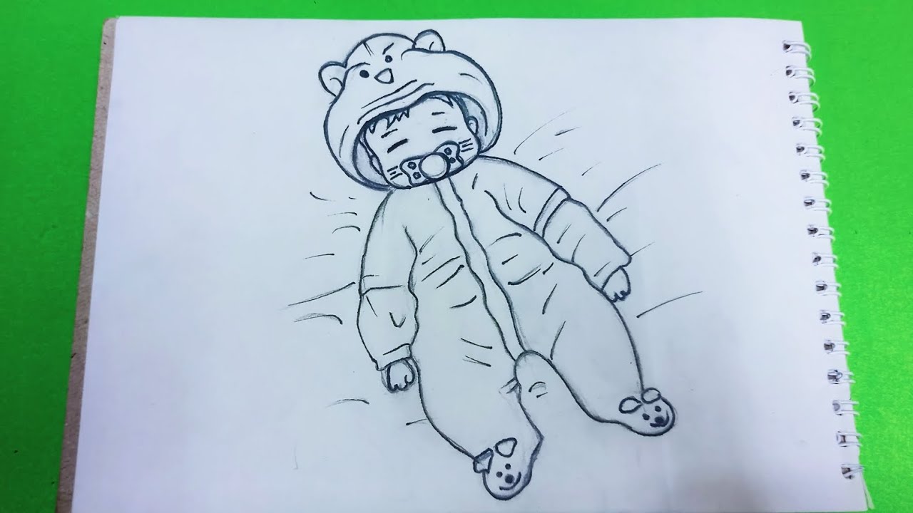 How to draw a baby anime | step by step easy drawing tutorial - YouTube