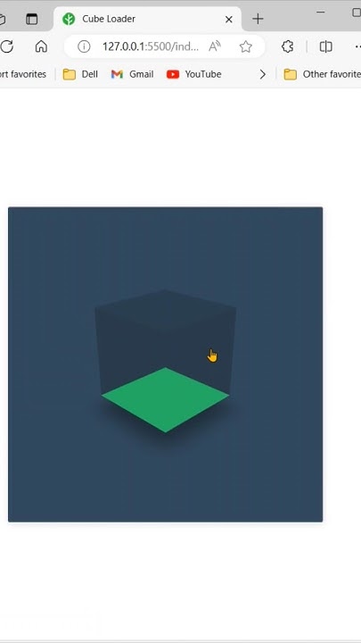 Cube Loader Animation Design Code Css Coding Animation Website Youtube