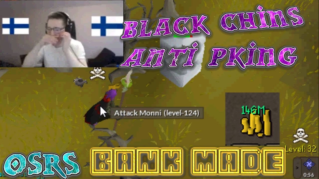 [OSRS] Anti Pking at BLACK CHINS | I've never PK'd this much before in ...