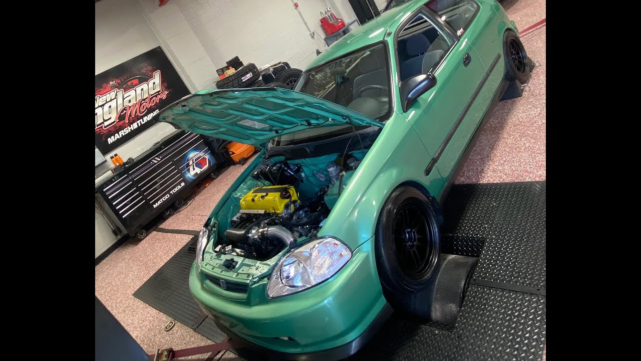 Dyno Tuning the k20a2 Midori EK w/ Jamie Marsh! 2xxhp? 🧐😮‍💨 - YouTube