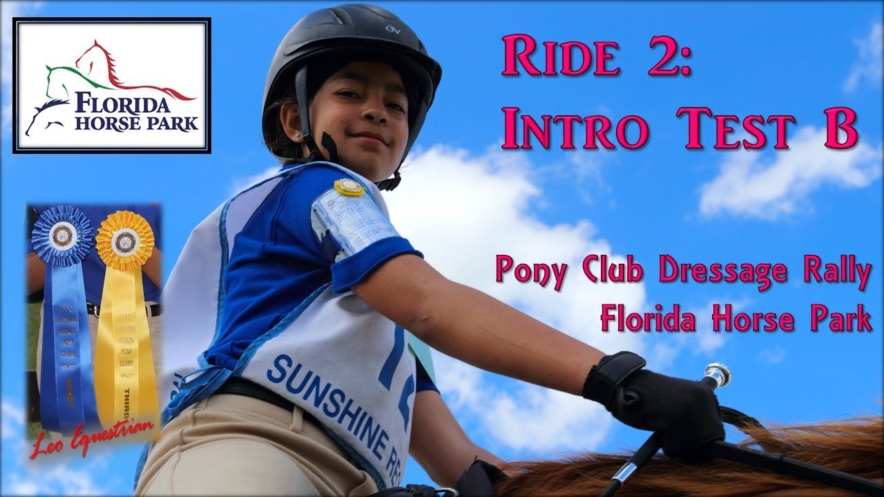 Pony Club Rally-Rides 2 & 3 Intro Test B_Leo Equestrian - YouTube
