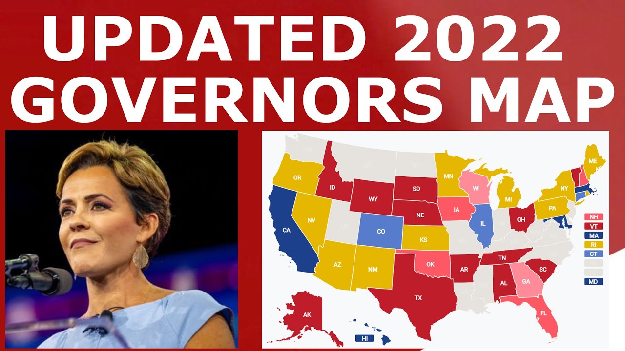 Updated 2022 Governors Map Prediction (October 27, 2022) - YouTube